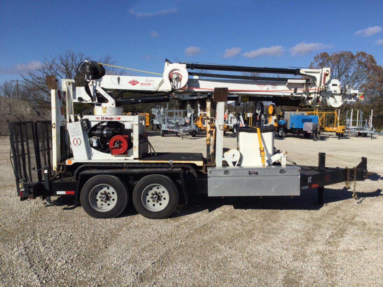 2012 SDP EZ HAULER 5500 Digger Derrick Truck - Yanmar, 36HP, Manual ...