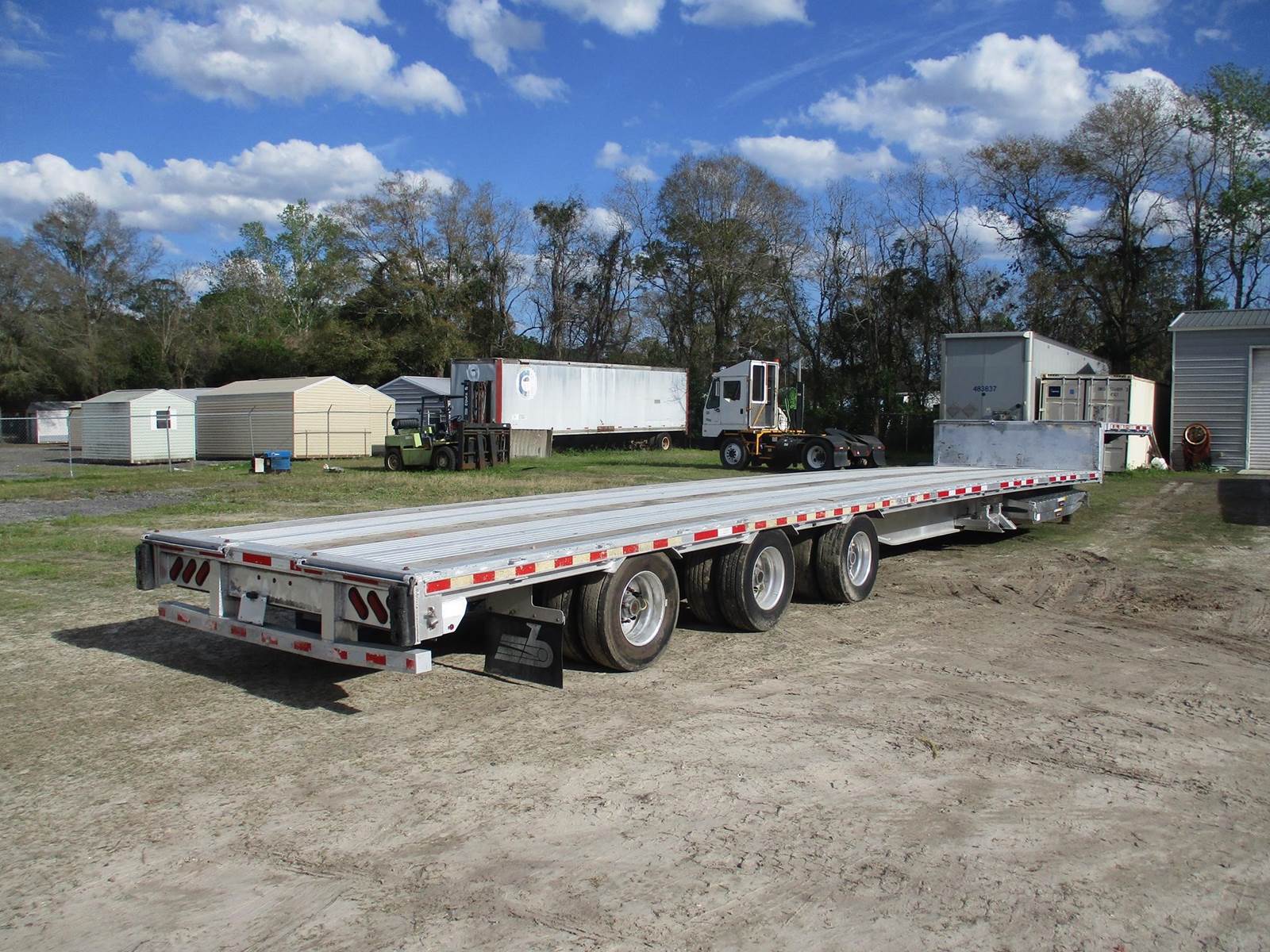 2020 Benson TRI-AXLE 53 FT ALUMINUM DROPDECK WITH NEW HD RAMPS ...