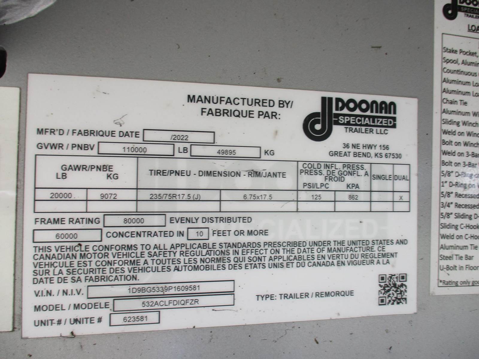 2023 Doonan TRI AXLE DROP DECK - HandshakeFleet